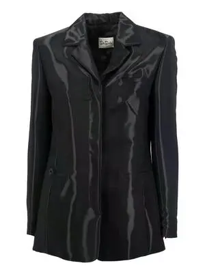 BETTY BARCLAY Silk Blazer - Black