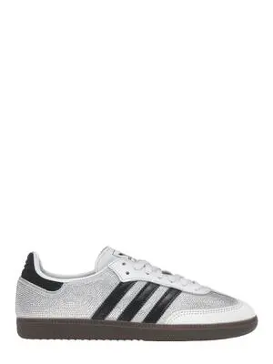 Adidas Samba Og Rhinestone Sneakers - Crystal White/silver Metallic