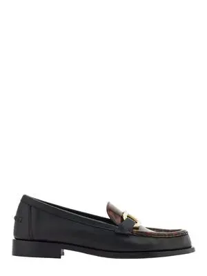 SALVATORE FERRAGAMO Tortoiseshell Gancio Loafers