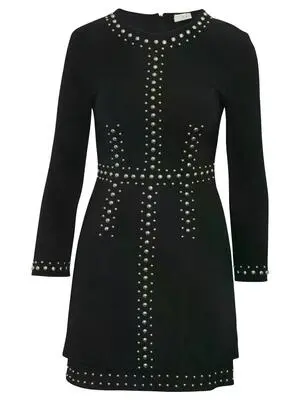 A.L.C. Studded Mini Dress - Black