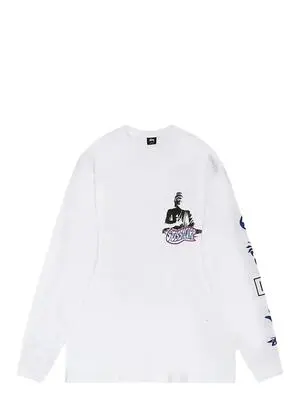 StÜssy Buddha Long-sleeve T-shirt - White