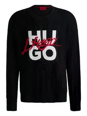 Hugo Semou Crew-neck Sweater - Black