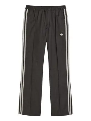 WALES BONNER Adidas X Straight-leg Wool-blend Trousers - Dark Grey