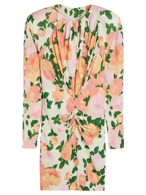 Stella McCartney Floral-print Crepe-jersey Mini Dress - Multicoloured 1