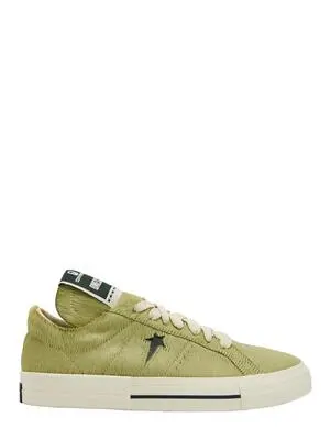 Rick Owens X Converse Calf-hair Sneakers - Green