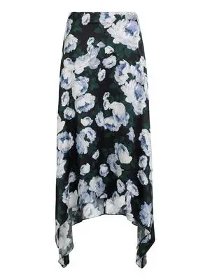 Stella McCartney Floral-print Satin Midi Skirt - Multicoloured 1