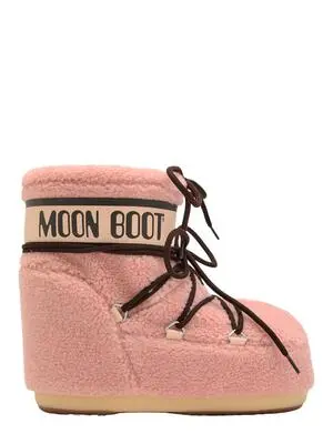 Moon Boot Icon Low Fleece Snow Boots - Pink