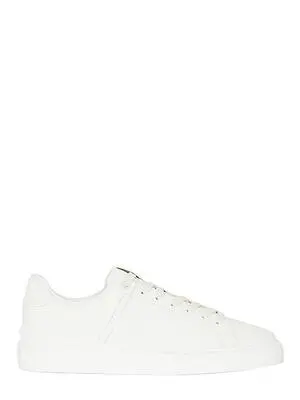 Balmain B-court Leather Sneakers - White