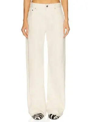 Helmut Lang Ski Straight Leg - Ecru