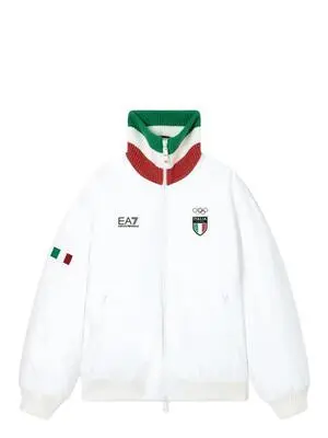 Emporio Armani Ea7 Podium Jacket With Ardor7 Padding - White