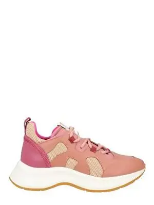 Hogan Leather And Textile Sneakers - Pink