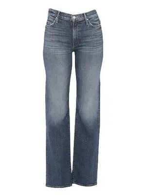 MOTHER Straight-leg High-rise Jeans - Blue