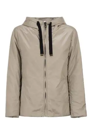 Max Mara Drip-Proof Canvas Travel Jacket Light Beige