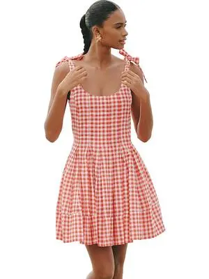 Beach Riot X Jacey Dress - Strawberry Gingham