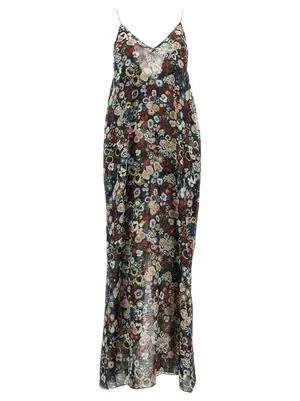 Khaite Taja Long Dress - Multicolor