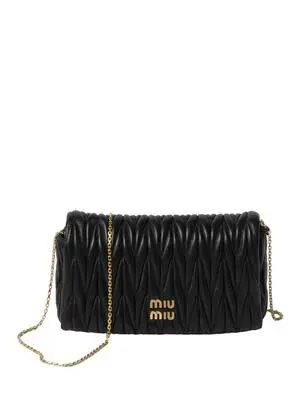 MIU MIU Matelassé Nappa Leather Mini-Bag