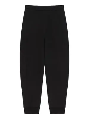 Givenchy Couture Seam Joggers In Scuba - Black/dark Grey