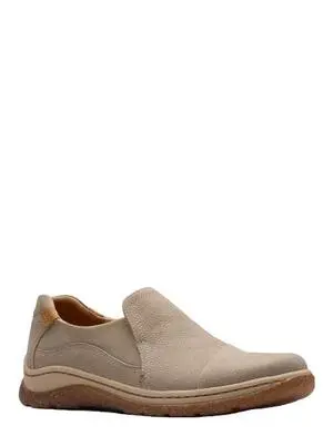 Clarks Orlene Slip-On Sneaker Stone Nubuck