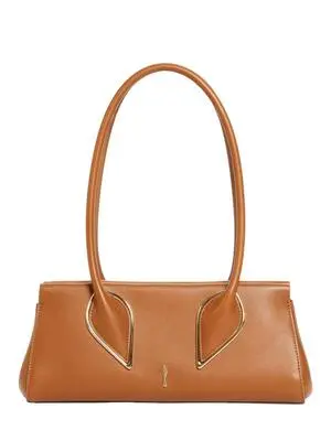 CHRISTIAN LOUBOUTIN Calfskin Baguette Handbag - Cuoio