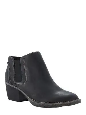 Clarks Kastela Ankle Bootie - Black Leather