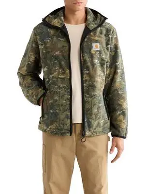 Carhartt Work In Progress Blevin Fleece Jacket - Camo Combi Green