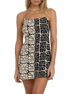 BILLABONG Heart Song Sleeveless Minidress - Black Sands
