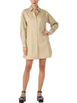 Trina Turk Marx Shirt Dress - Biarritz Beige