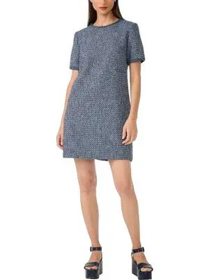 Trina Turk Akara Tweed Shift Dress - Multi