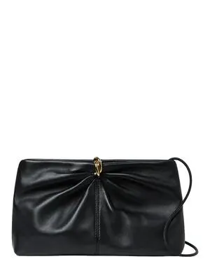 LOEFFLER RANDALL Corrine Leather Shoulder Bag - Black