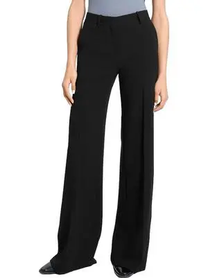Theory Fluid Flare Leg Pants - Black