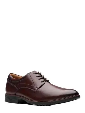 Clarks Eldredge Oxford - Dark Brown Leather