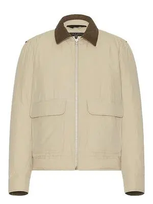 Rag & Bone Derrick Filled Jacket Light Oatmeal