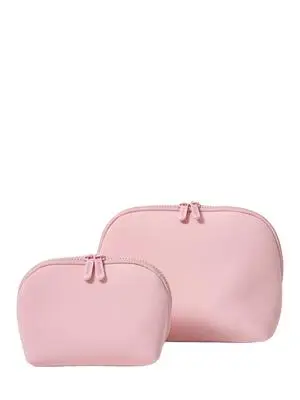POP UPS BRAND 2-Piece Neoprene Pouch Set Light Pink