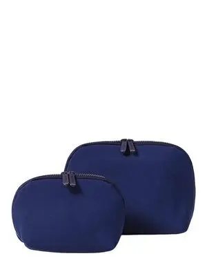 POP UPS BRAND 2-Piece Neoprene Pouch Set Navy Blue
