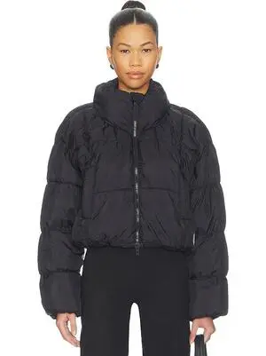 Free People In A Bubble Puffer Jacket - Black