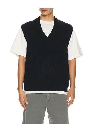 REISS Walton Vest - Navy