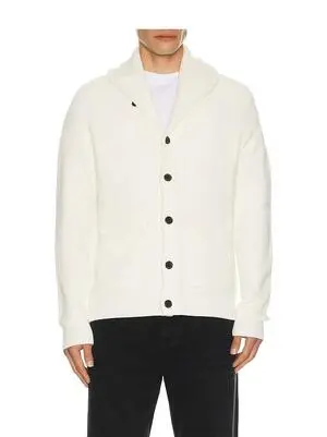REISS Cannon Cardigan - Winter White