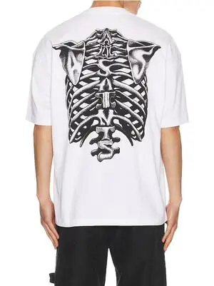 ALLSAINTS Anatomica Crew Tee In White - Optic White