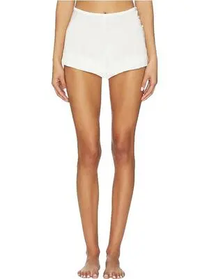 KAT THE LABEL Billie Shorts - Ivory