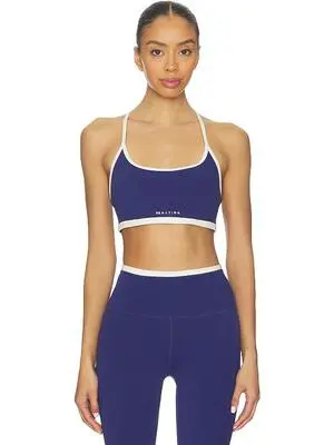 P.E Nation Fundamental Sports Bra In Navy - Bright Navy & Whisper White