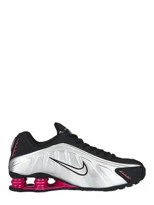 Nike Shox R4 Sneaker Black  Metallic Silver & Pinksicle