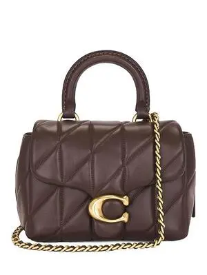 COACH Quilted Tabby Top Handle Bag - Maple