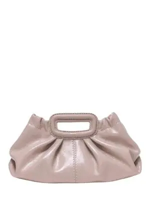 MAJE Milpli Mini Naplak Leather Clutch