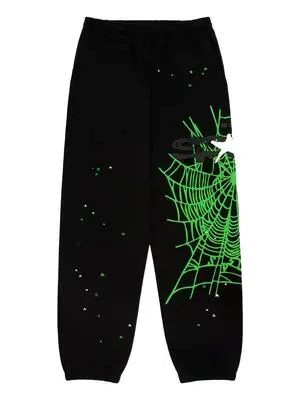SP5DER Heavy Web Track Pants - Black