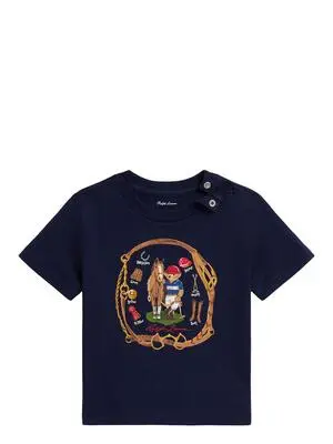 Ralph Lauren Polo Bear Cotton Graphic T-shirt - Bearnavy