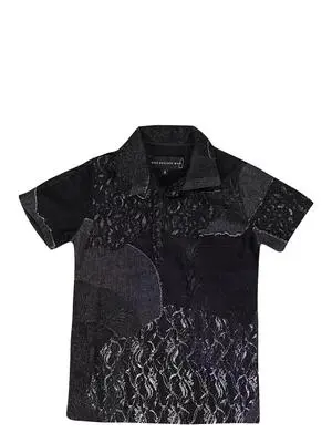WHO DECIDES WAR BY EV BRAVADO Burrow Polo Shirt - Black