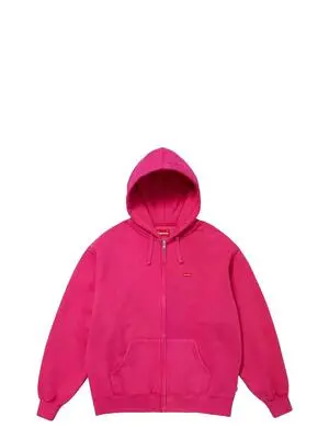 Supreme Zip-Up Hoodie Pink