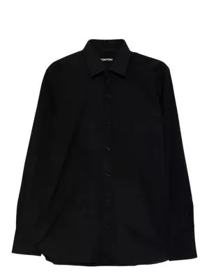 TOM FORD Poplin Shirt - Black