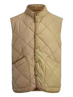 POLO RALPH LAUREN Quilted Gilet With Corduroy Trim