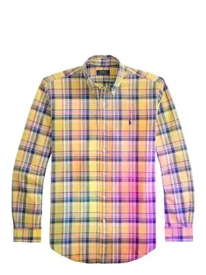 Polo Ralph Lauren Long-sleeve Checked Shirt - Yellow